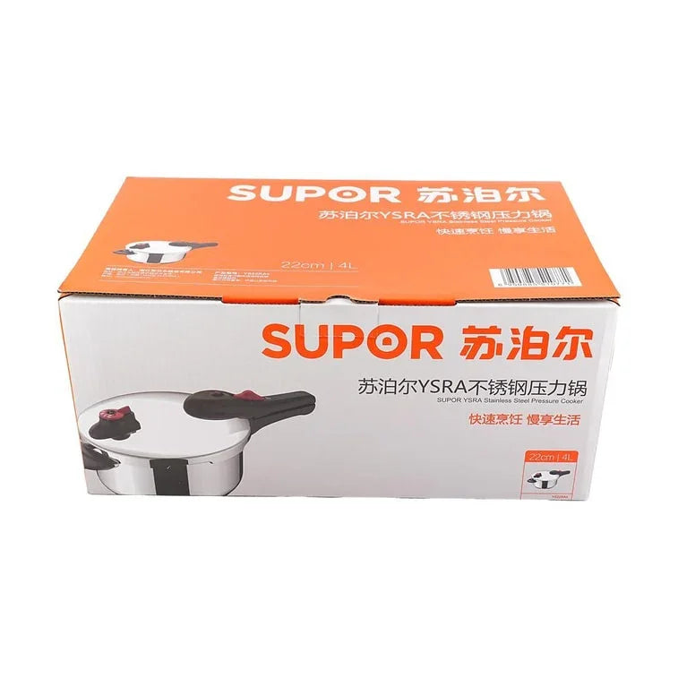Supor high-pressure cooker YSX22, Stainless Pot, traditional style, 4L ...
